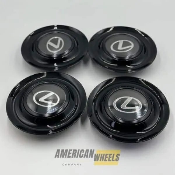 Lexus Floating Center Caps – 4Pcs, Sleek Design, All-Weather